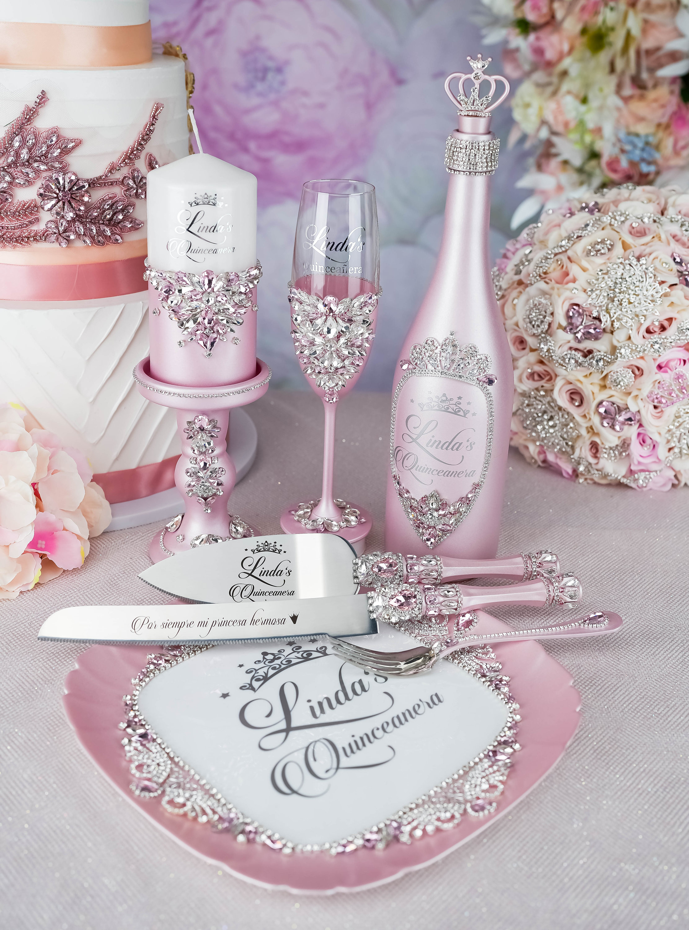 Set Quinceanera Brindi Copas Quinceanera Copas De, 43% OFF