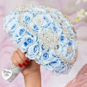 Baby Blue Quinceanera 15 Candles Set, Light Blue Quinceanera Candle ...