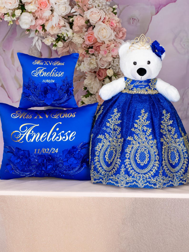 Royal Blue Quinceanera 15 Candles Set, Royal Blue Quinceanera Candle ...