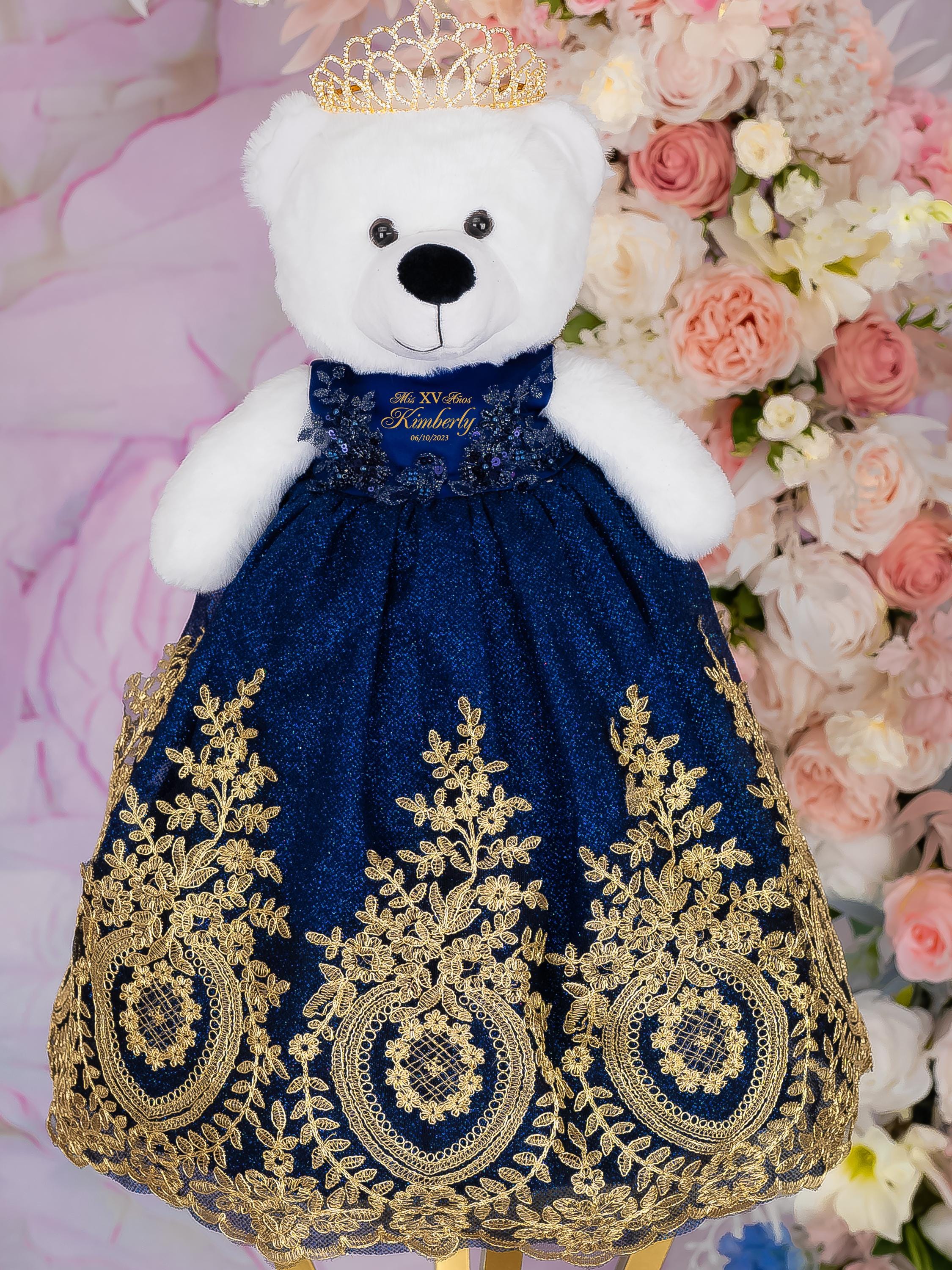 Navy Blue Quinceanera Pillows Set, Navy Gold Quinceanera Tiara Pillow ...