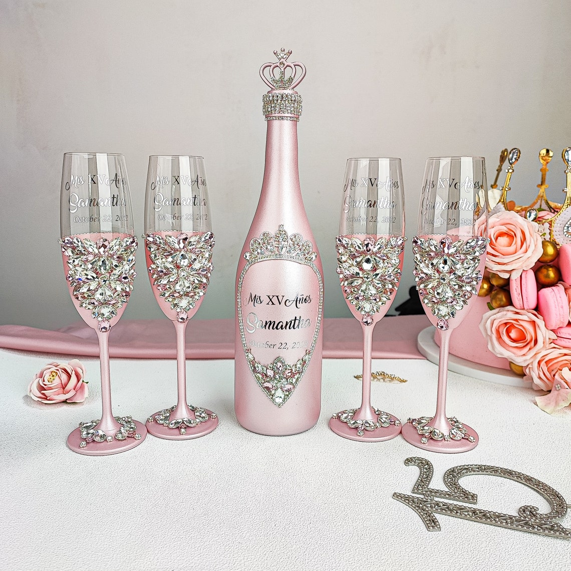 Copa Quinceanera Quince Anos 15 Sweet 16 Quince Brindis - Etsy