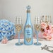 Copas De Quinceanera Baby Blue Gold Brindis De Quinceanera - Etsy