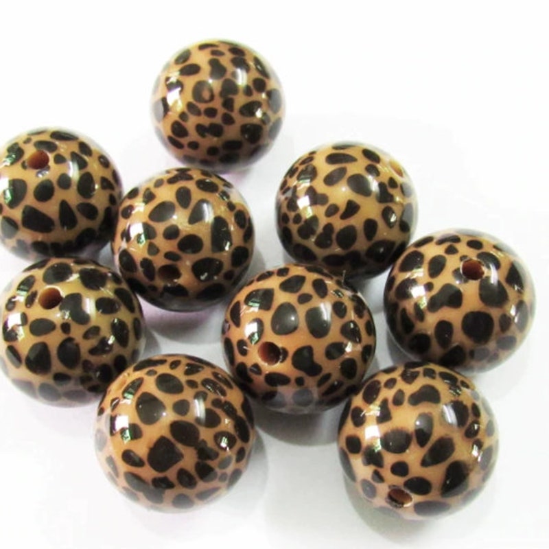 Leopard Print Beads - Etsy