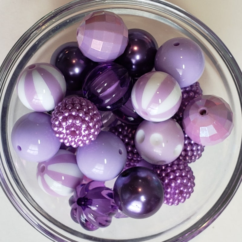 Purple Beads - Etsy