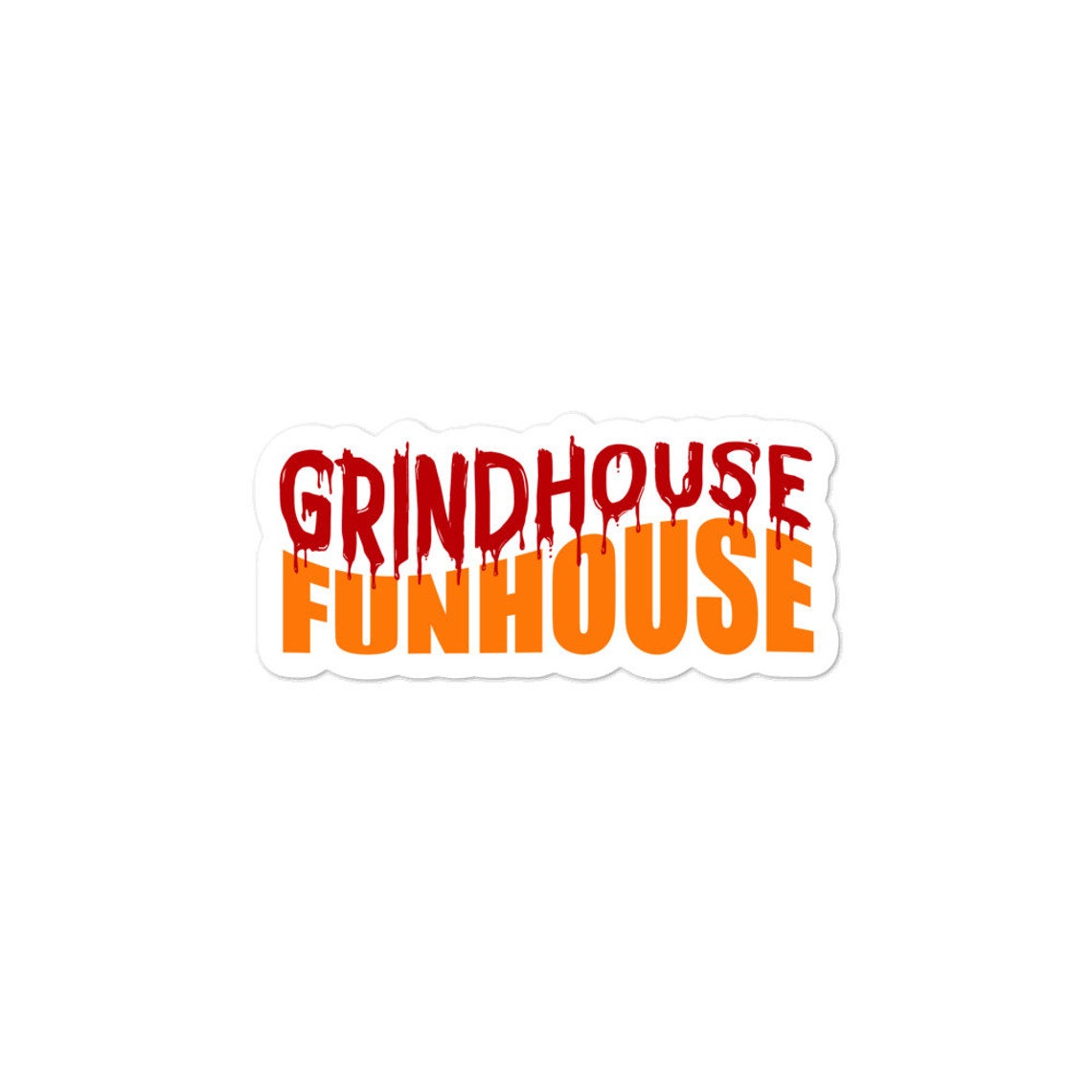 Grindhouse Funhouse Logo 2 Kiss Cut Stickers - Etsy