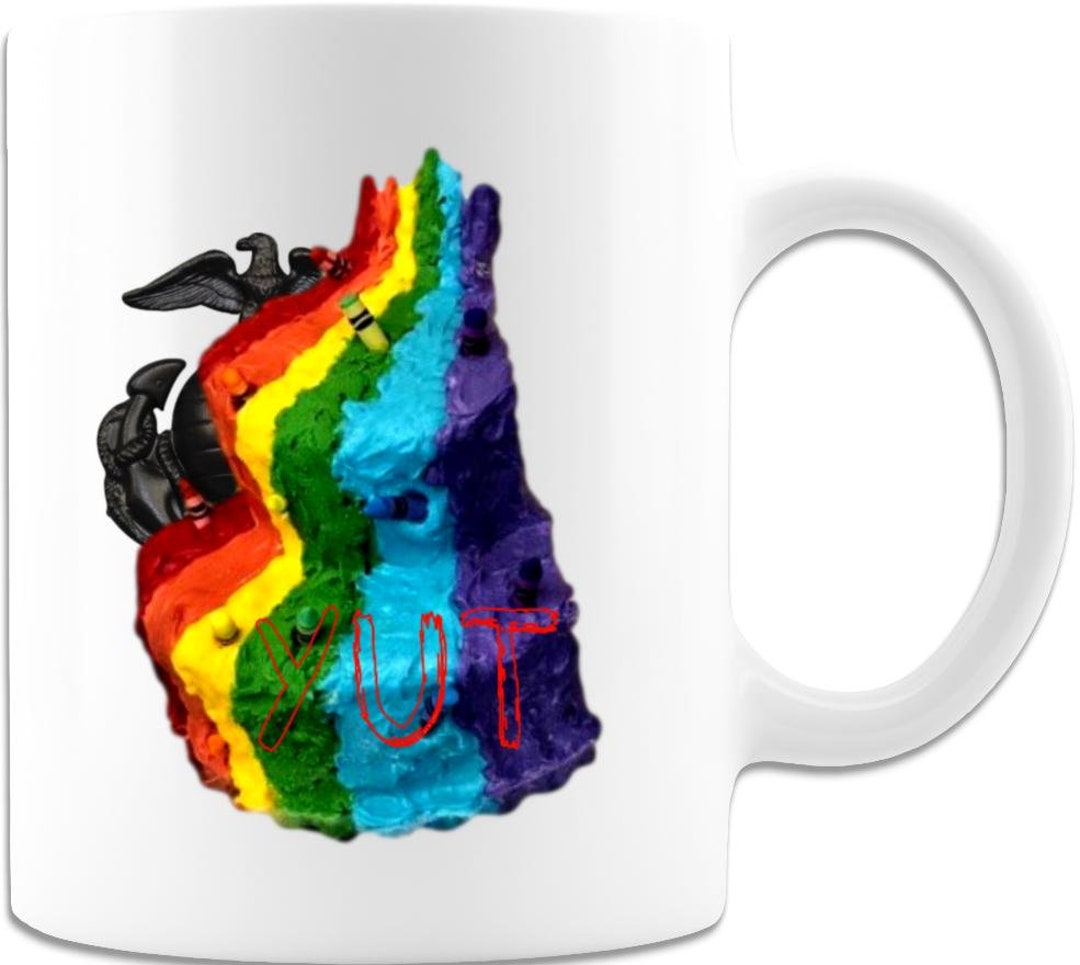 YUT Marine Crayon Mug USMC EGA 11oz Coffee Mug - Etsy