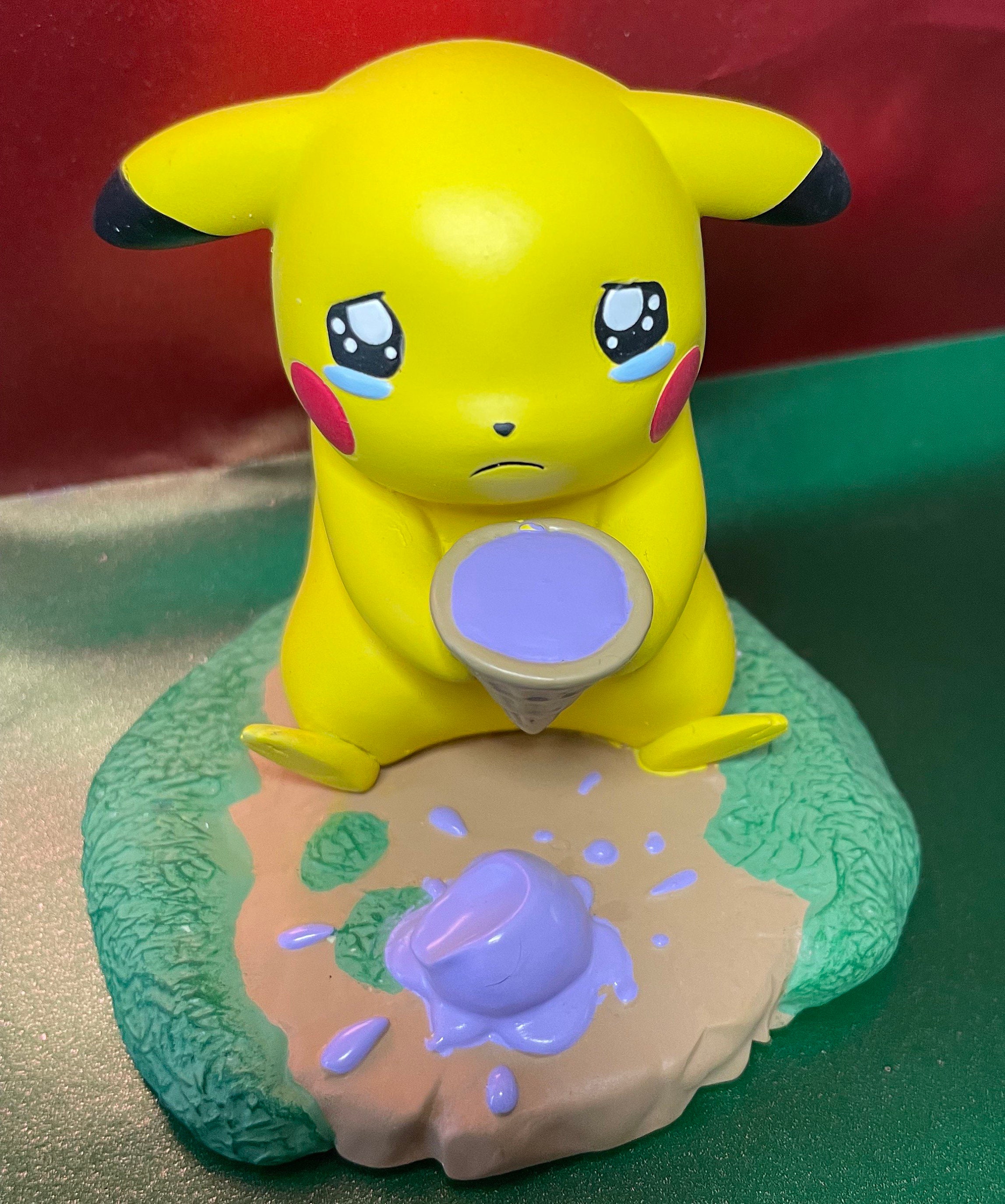 Pokémon Pikachu Collectable Moods Figure sad Pokémon Center Exclusive ...