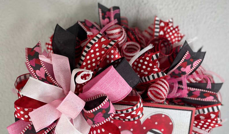 Be Mine Wreath, Valentine Wreath, Valentine Front Door Wreath, Hearts ...