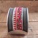 Cross Stitch Embroidery Cuff - Adjustable - Unique - Ethnic - Chic ...