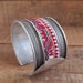 Cross Stitch Embroidery Cuff - Adjustable - Unique - Ethnic - Chic ...