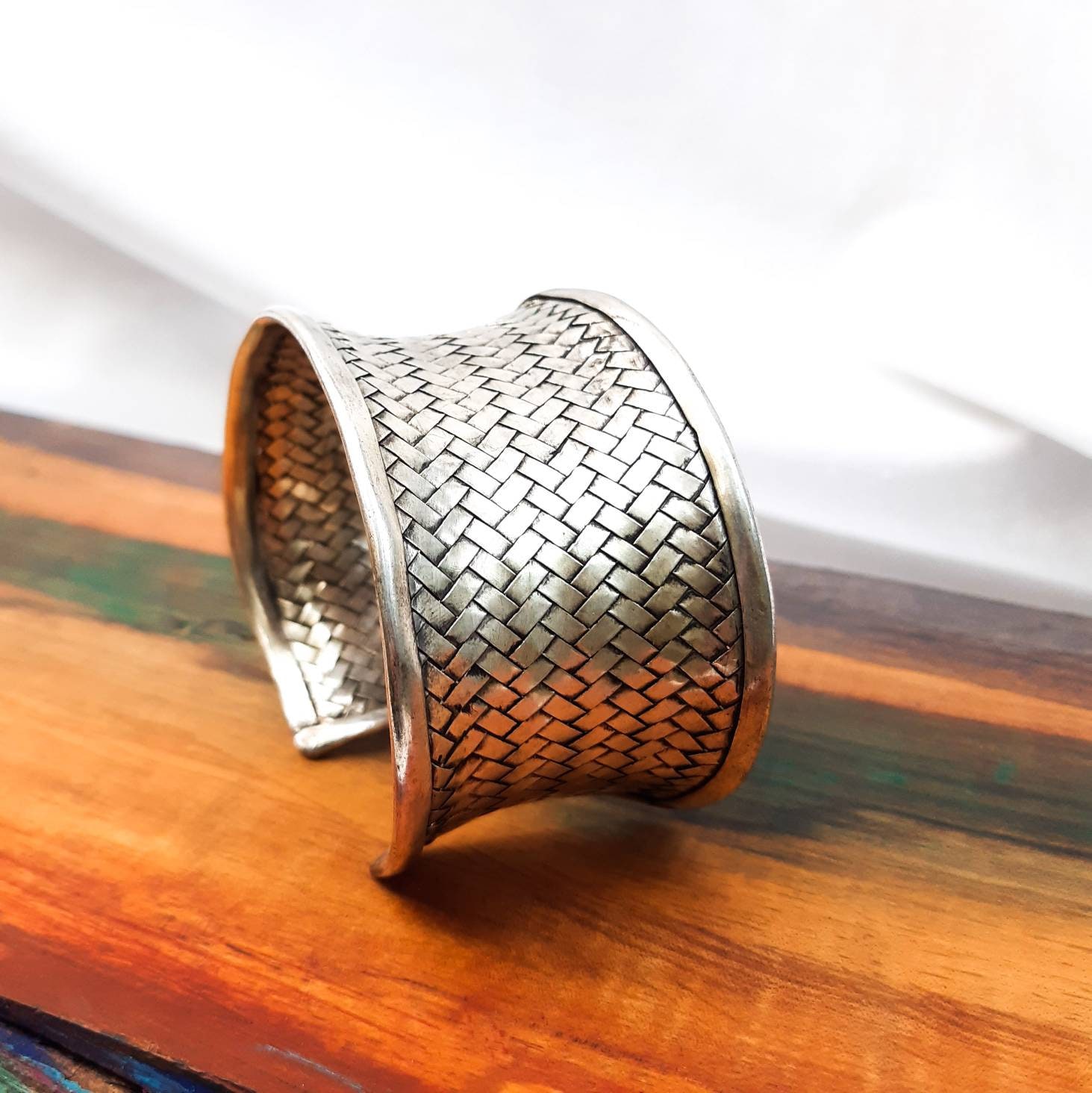 Flat Wire Cuff / Adjustable Cuff / Ethnic Cuff / Traditional Hmong ...