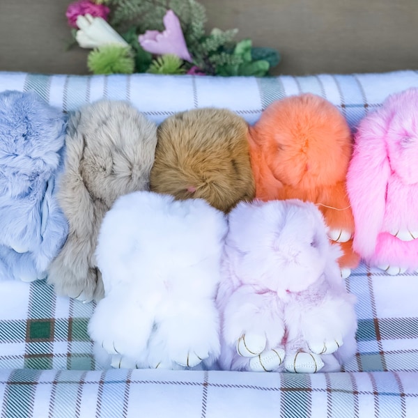 Bunny Keychain - Etsy