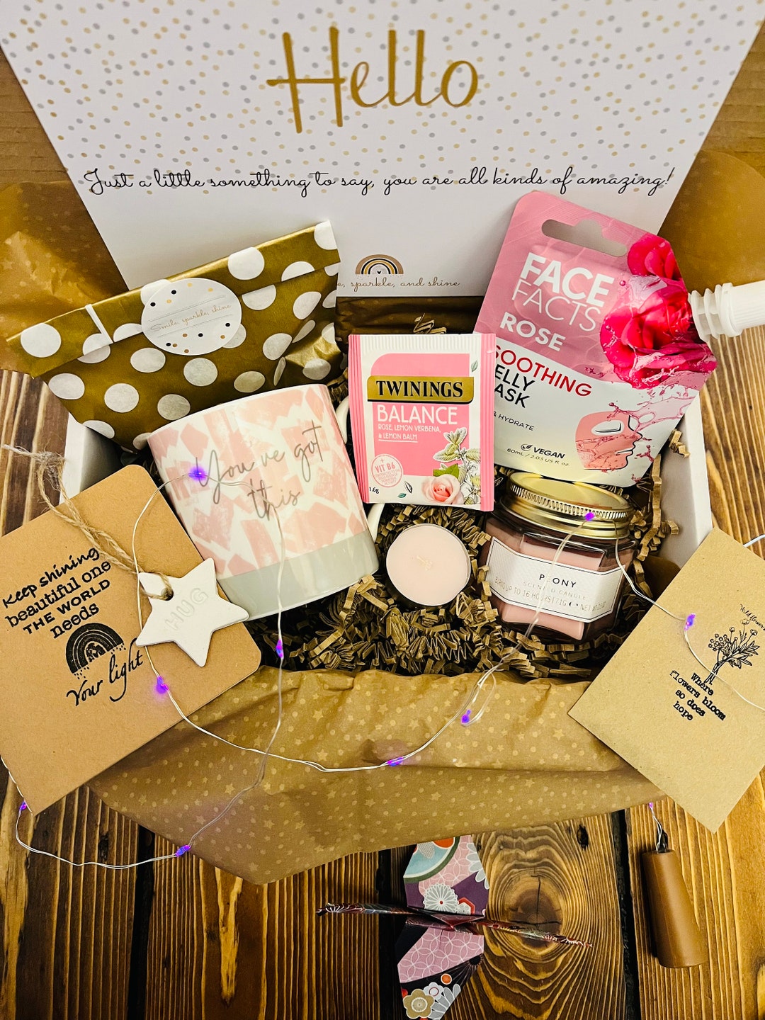 Pick Me up Box Personalised Gift Box Best Friend Gift Self - Etsy UK