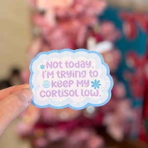 Low Cortisol Sticker - Etsy