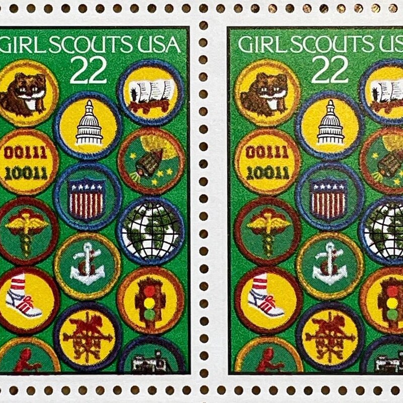 Girl Scout Stamp - Etsy