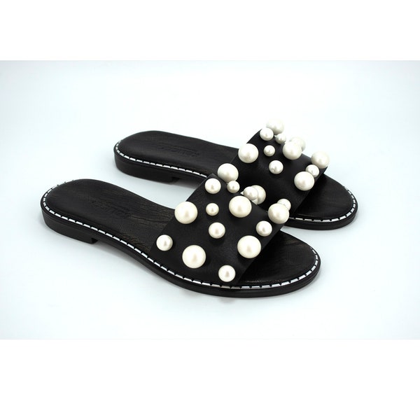 Pearl Sandals - Etsy
