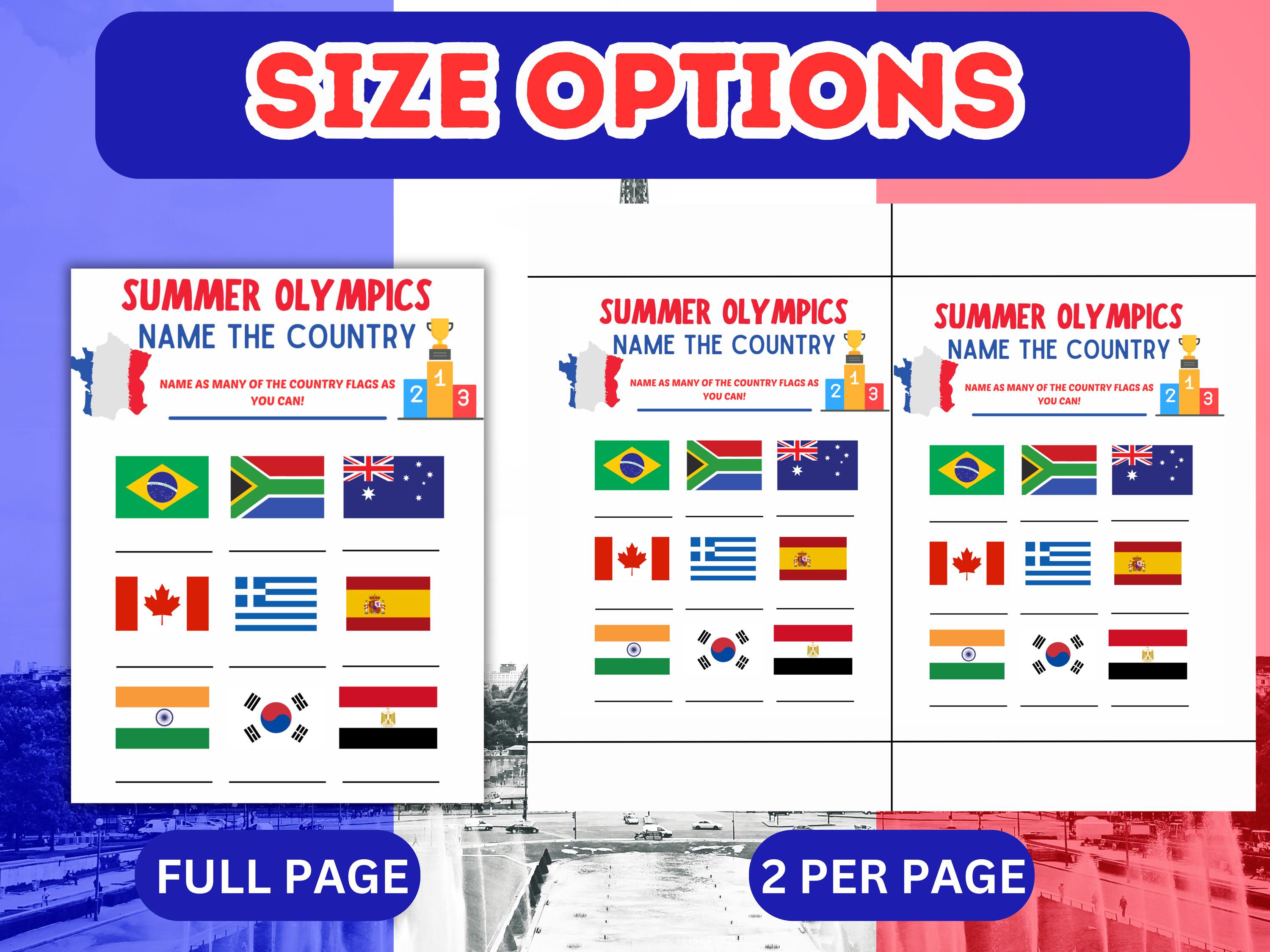 2024 Summer Olympics Mega Game Pack | 30 Summer Olympic Family Games ...