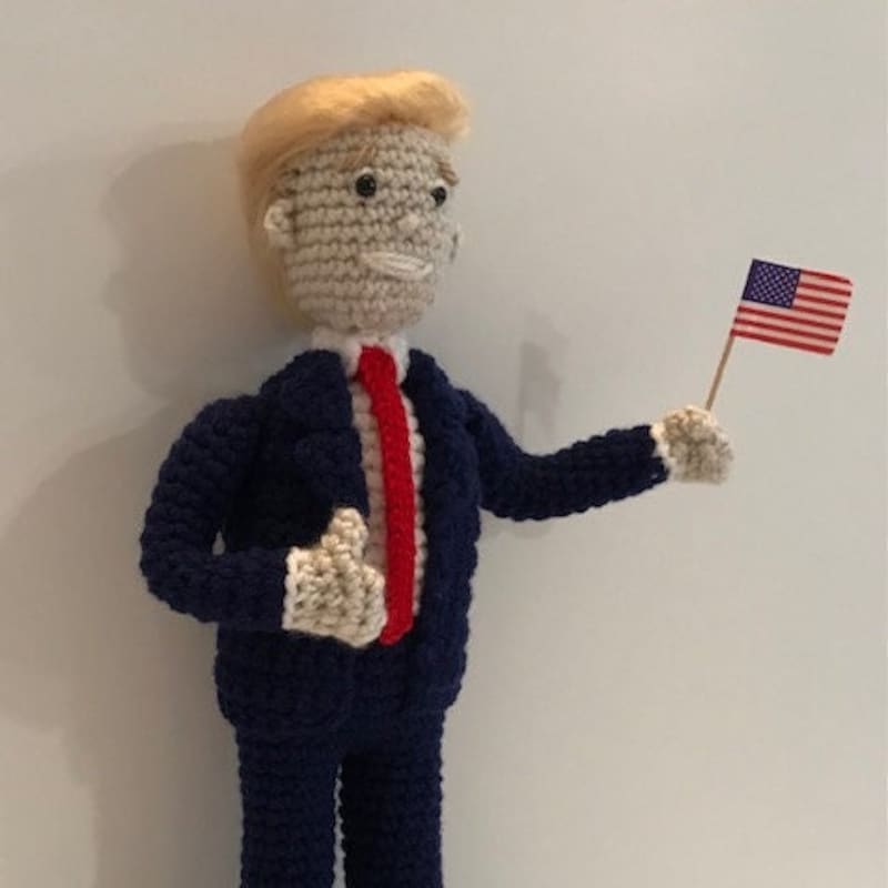 Crochet Donald Trump - Etsy