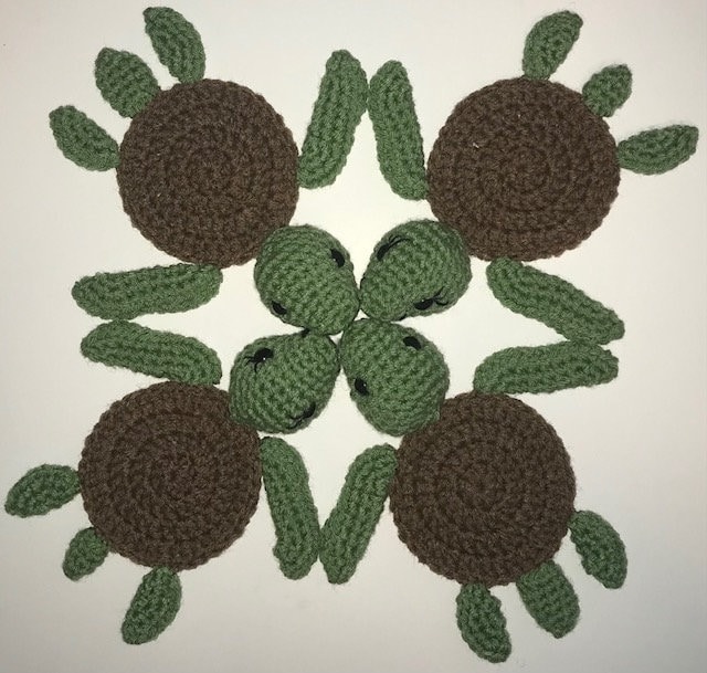 Chrissy's Sea Turtle Coasters Crochet Pattern - Etsy