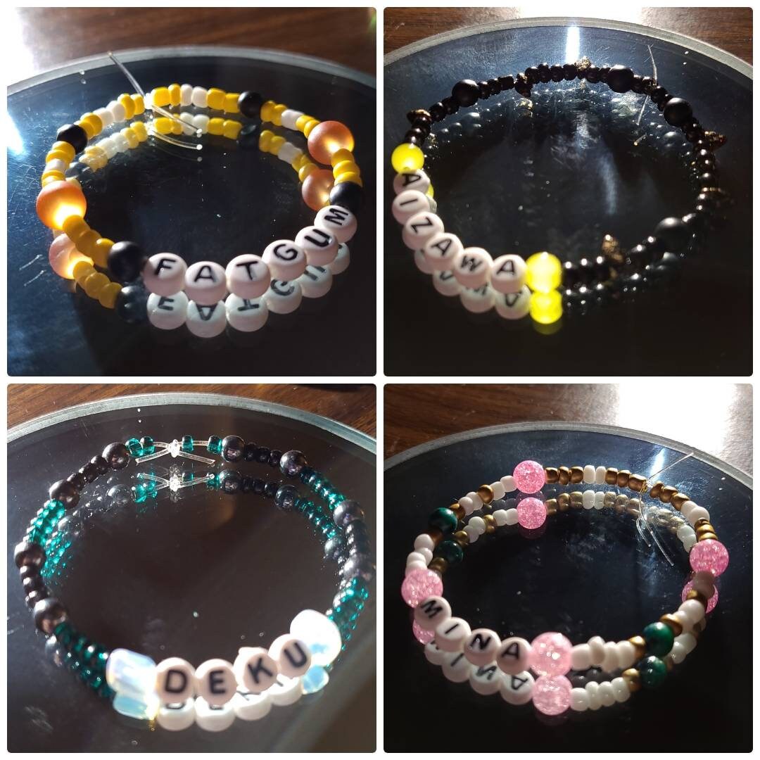 My Hero Academia Character Bracelets | Etsy