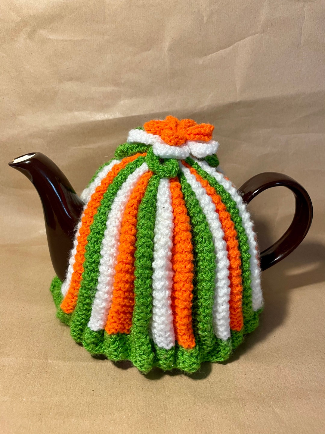1950s Retro Style Hand Knitted Irish Tea Cozy, Tea Cosy, St. Patricks ...