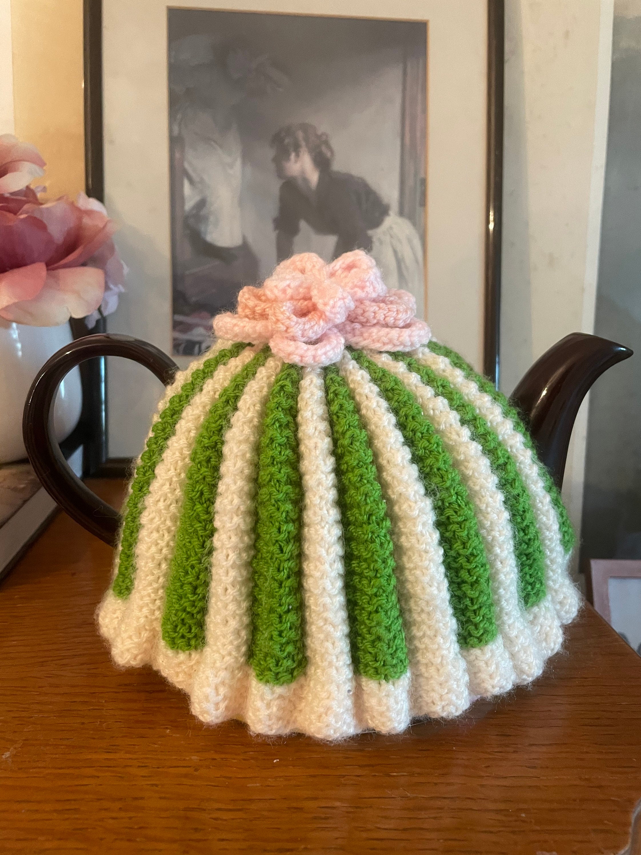 1950s Retro Style Hand knitted Tea Cozy Tea Cosy Gift for a | Etsy