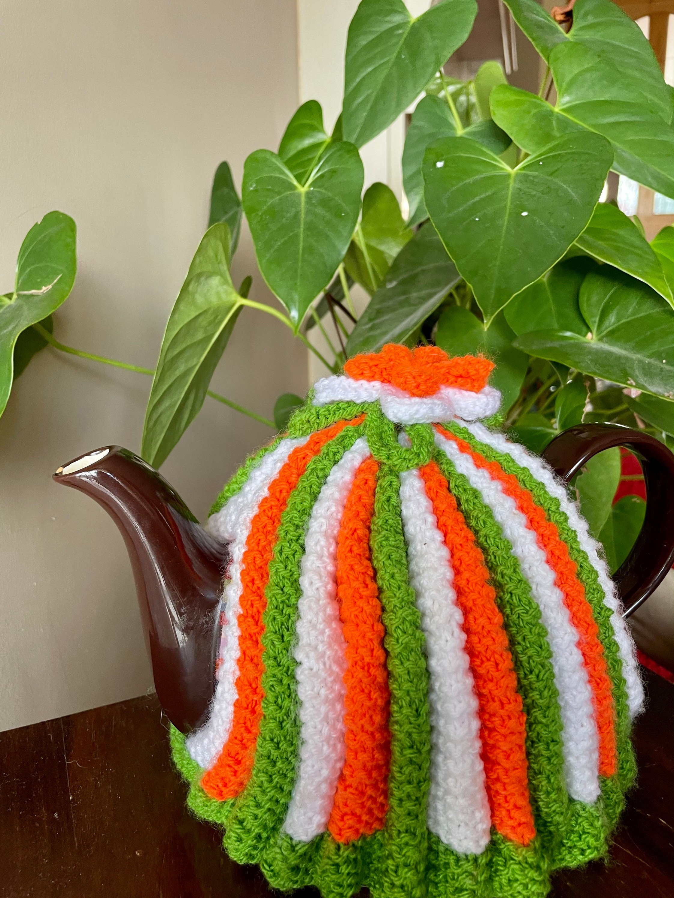 1950s Retro Style Hand Knitted Irish Tea Cozy, Tea Cosy, St. Patricks ...