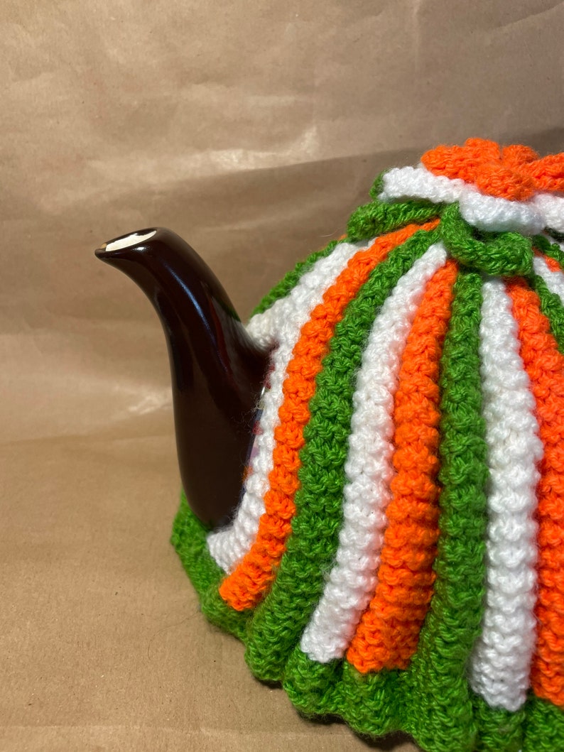1950s Retro Style Hand Knitted Irish Tea Cozy, Tea Cosy, St. Patricks ...