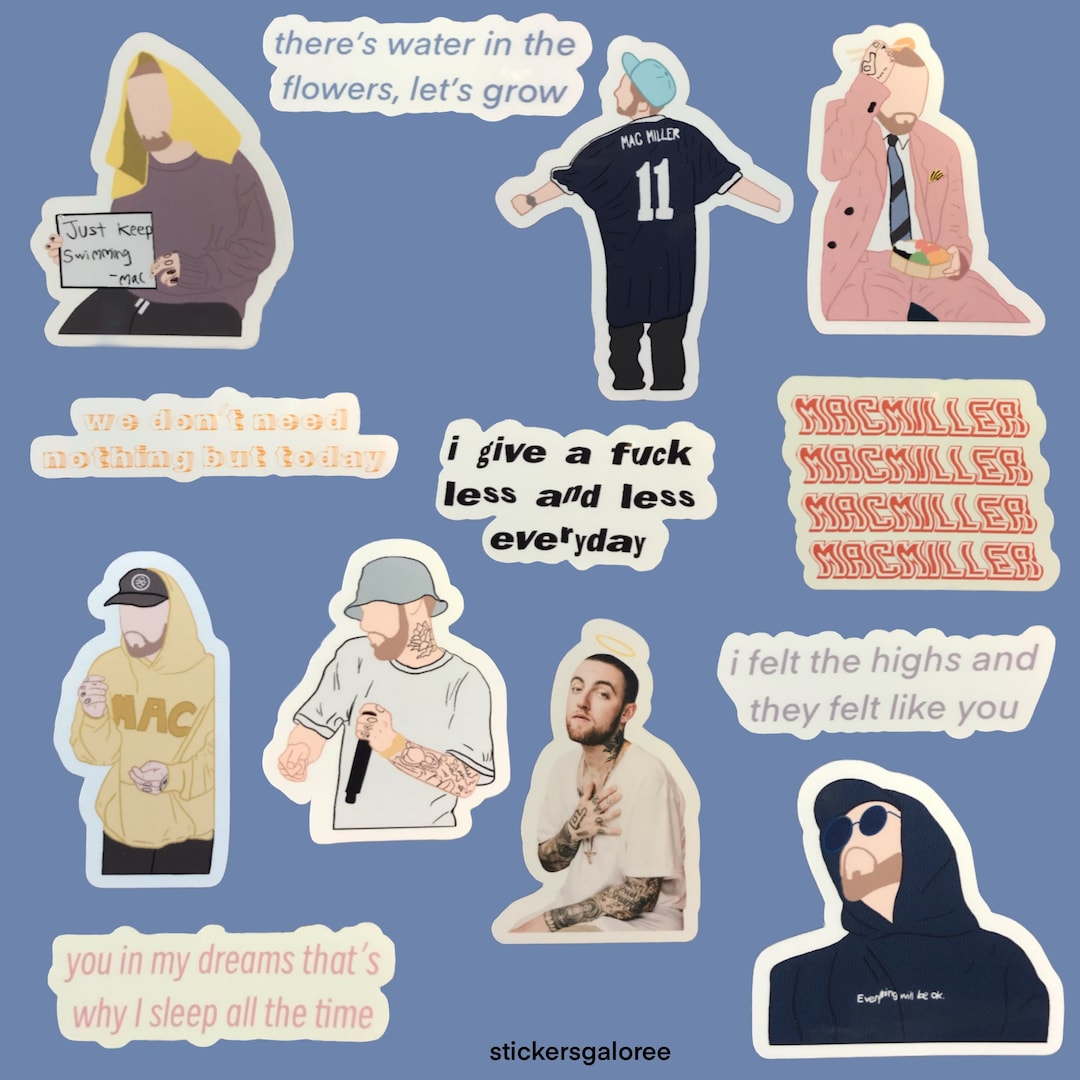Mac Miller Stickers 2 - Etsy