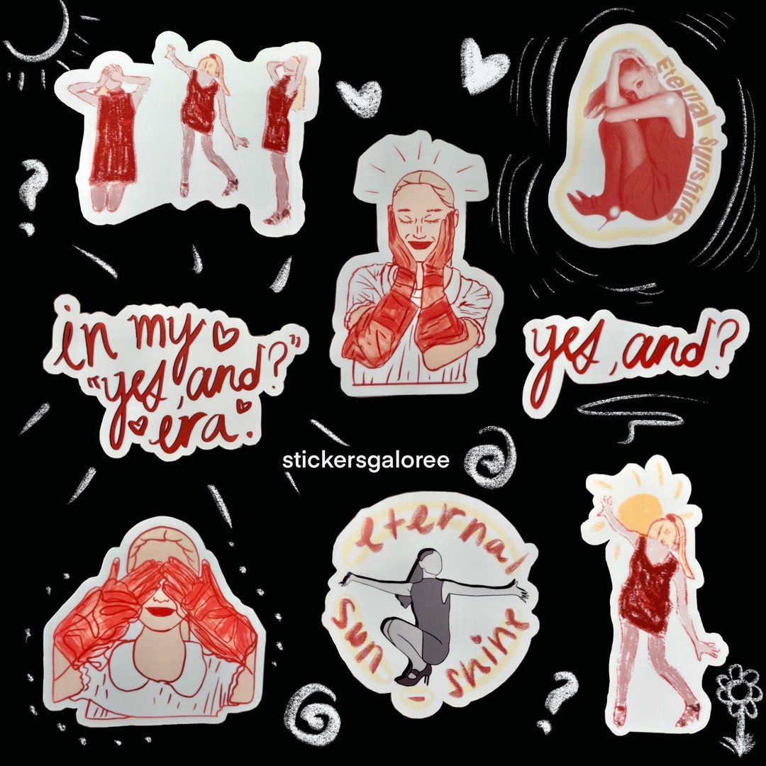 Ariana Grande Eternal Sunshine Stickers/ Yes, Andstickers - Etsy