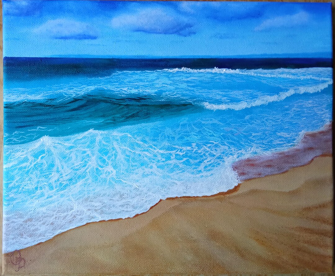 Beahc Original Painting Destin Florida Original Art Wall Art Oil ...
