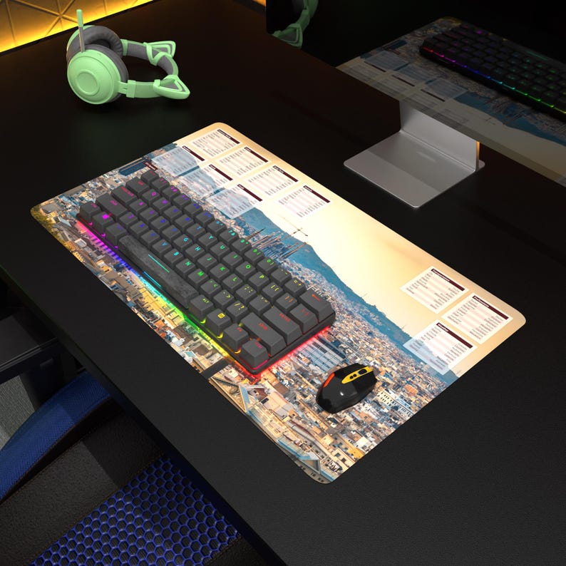 XXL Spanish Desk Mat – 100 Essential Spanish Words & Phrases for Easy ...