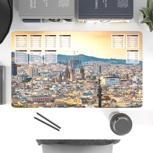 XXL Spanish Desk Mat – 100 Essential Spanish Words & Phrases for Easy ...