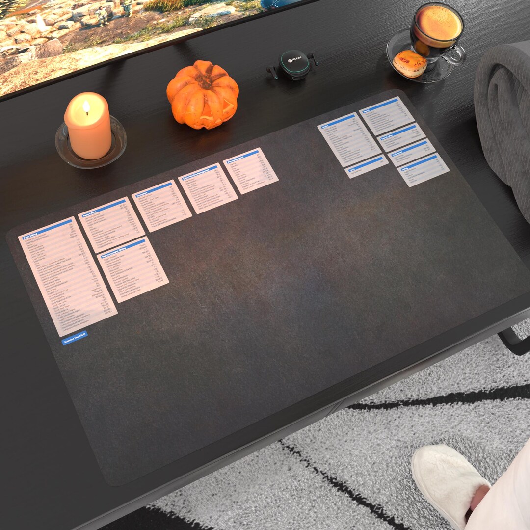XXL Desk Mat for Programmers - Vscode Keyboard Shortcuts - Shadow Ember ...
