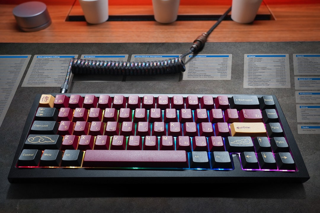 Xxl Vscode Keys Computer Mousemat Desk Mat T For A Programmer Debug Desert Etsy