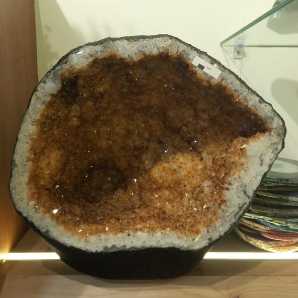 Citrine Geode - Etsy