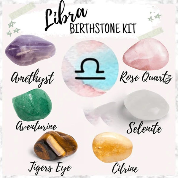 Libra Stones - Etsy