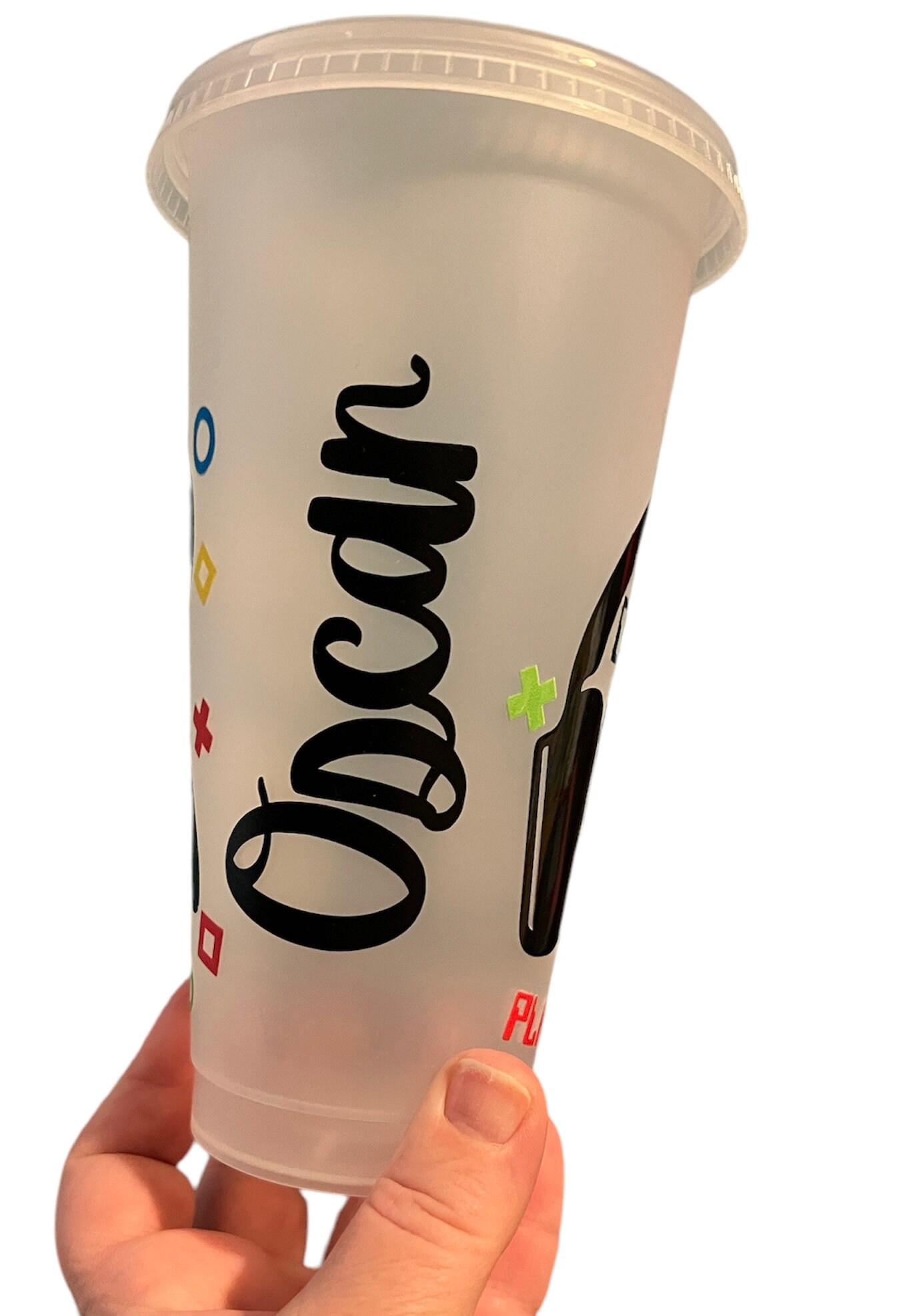Personalised 710ml Gamer Cold Cup With Lid and Straw - Etsy UK