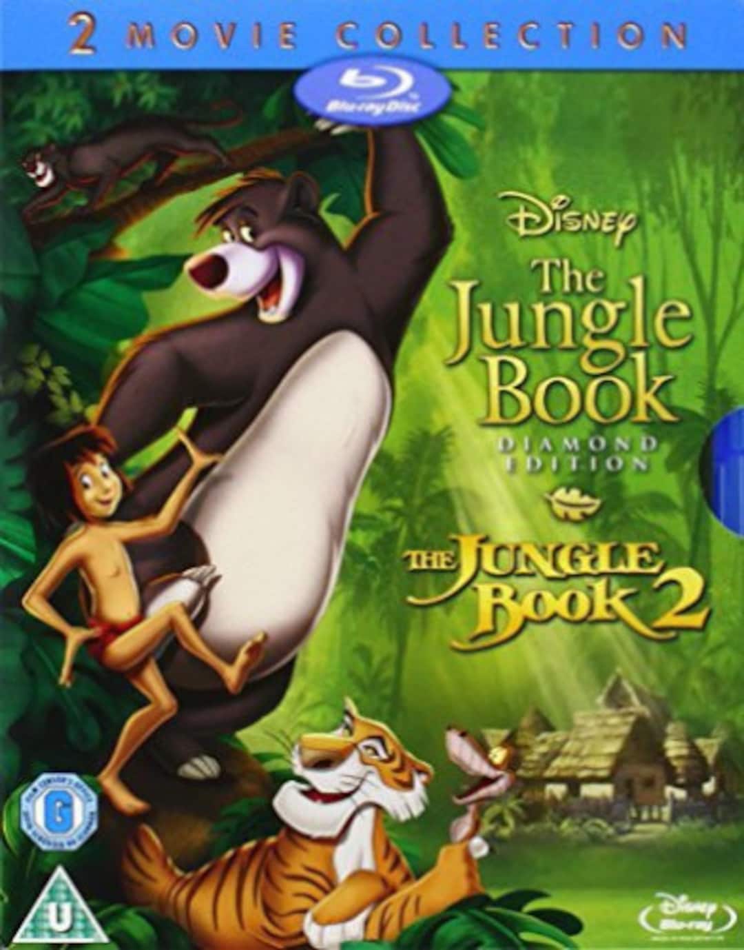 The Jungle Book 1 & the Jungle Book 2 Double Movie Collection Blu-ray ...
