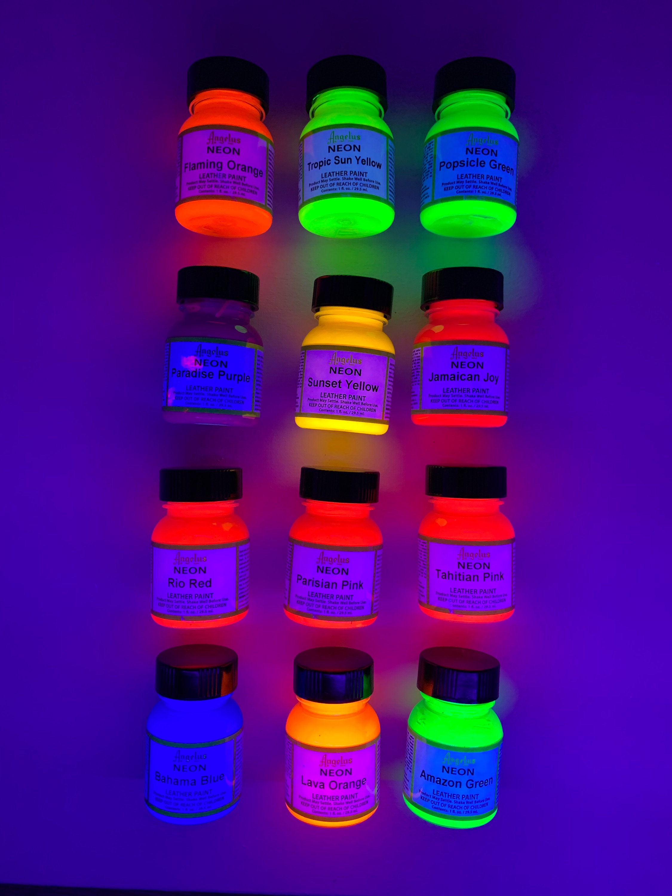 Air Force 1 Custom Neon glow in the Dark - Etsy