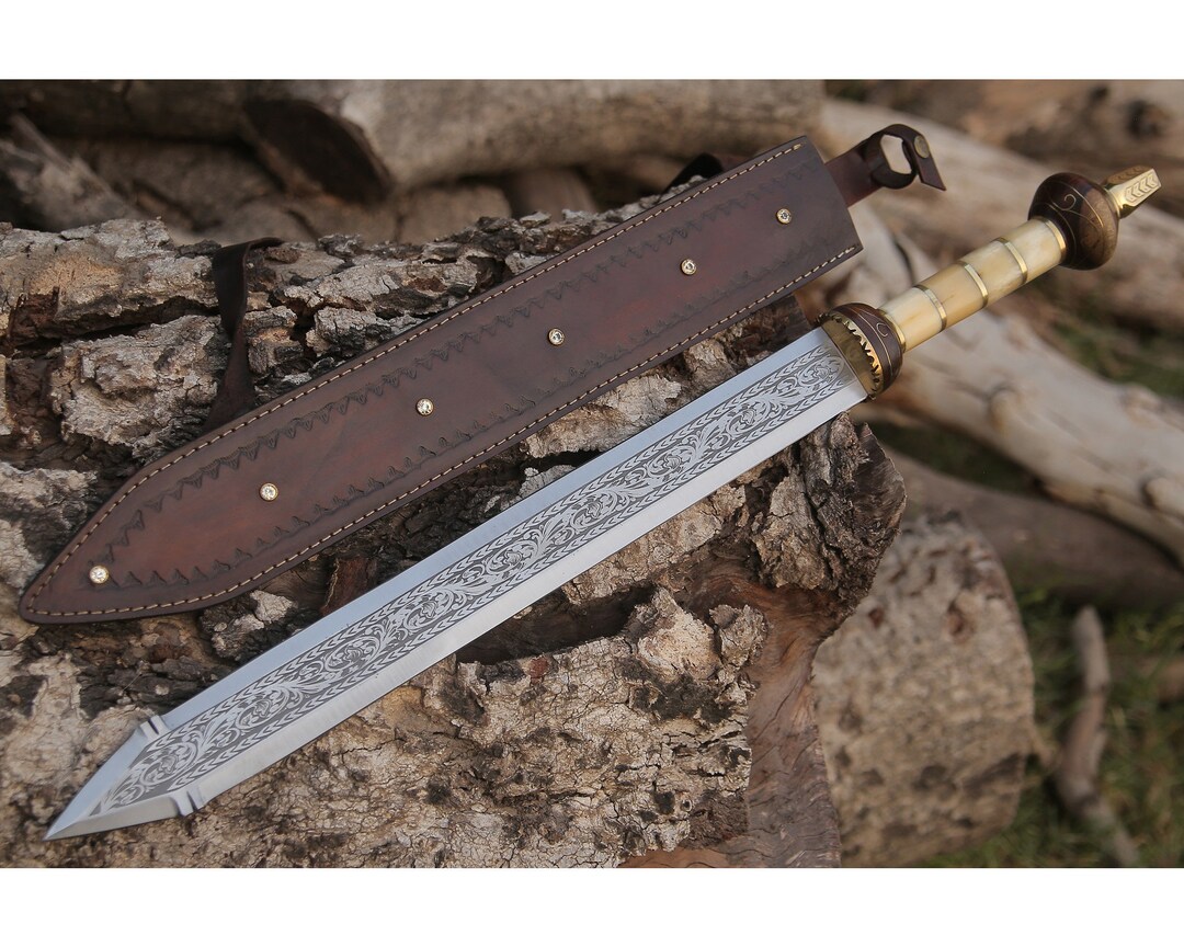 Stainless Steel Handforged Sword Longsword Roman Sword - Etsy