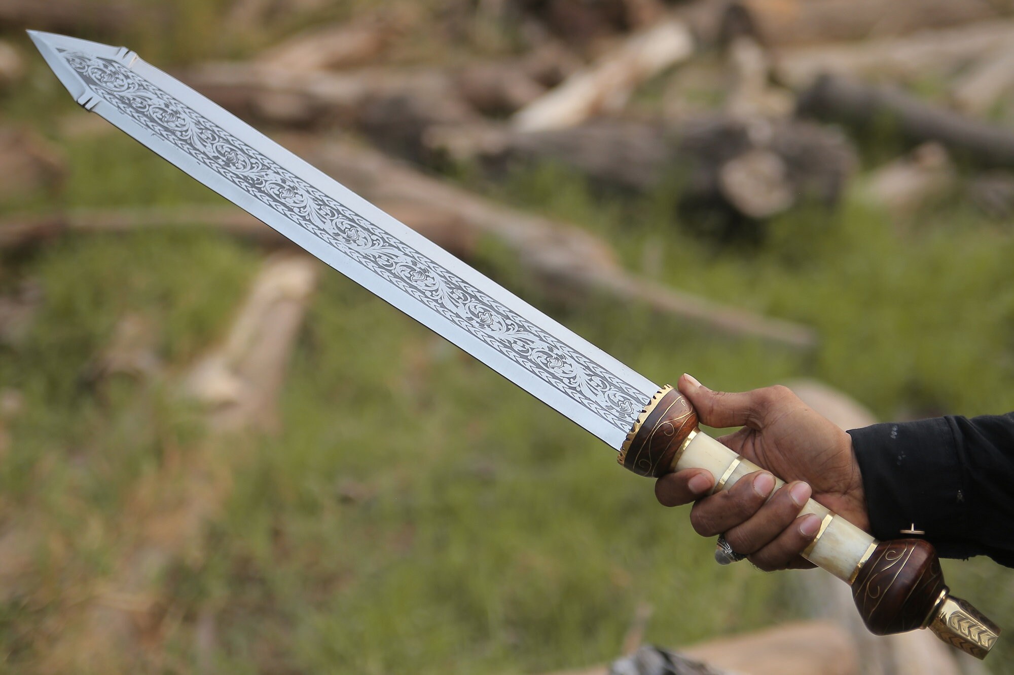 Stainless Steel Handforged Sword Longsword Roman Sword - Etsy