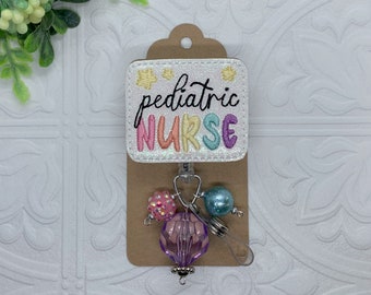 Pediatric Nurse Nurse Peds Peds Nurse Badge Reel - Etsy