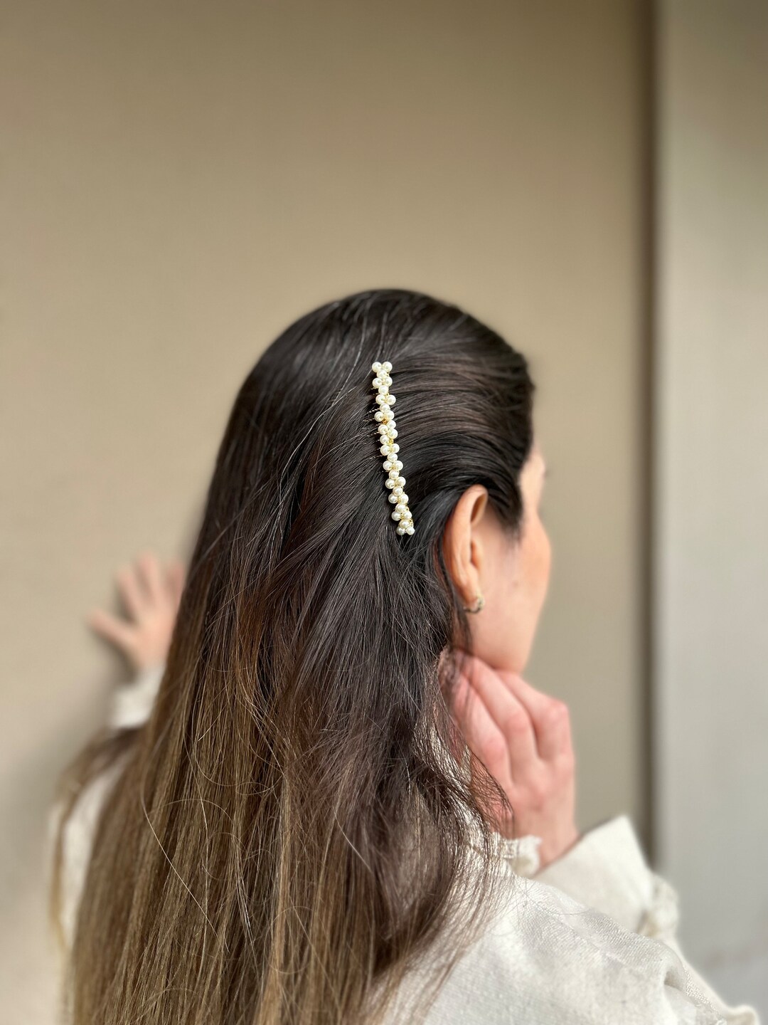 Minimalist Wedding Pearl Hair Comb High Quality Pearl Comb - Etsy