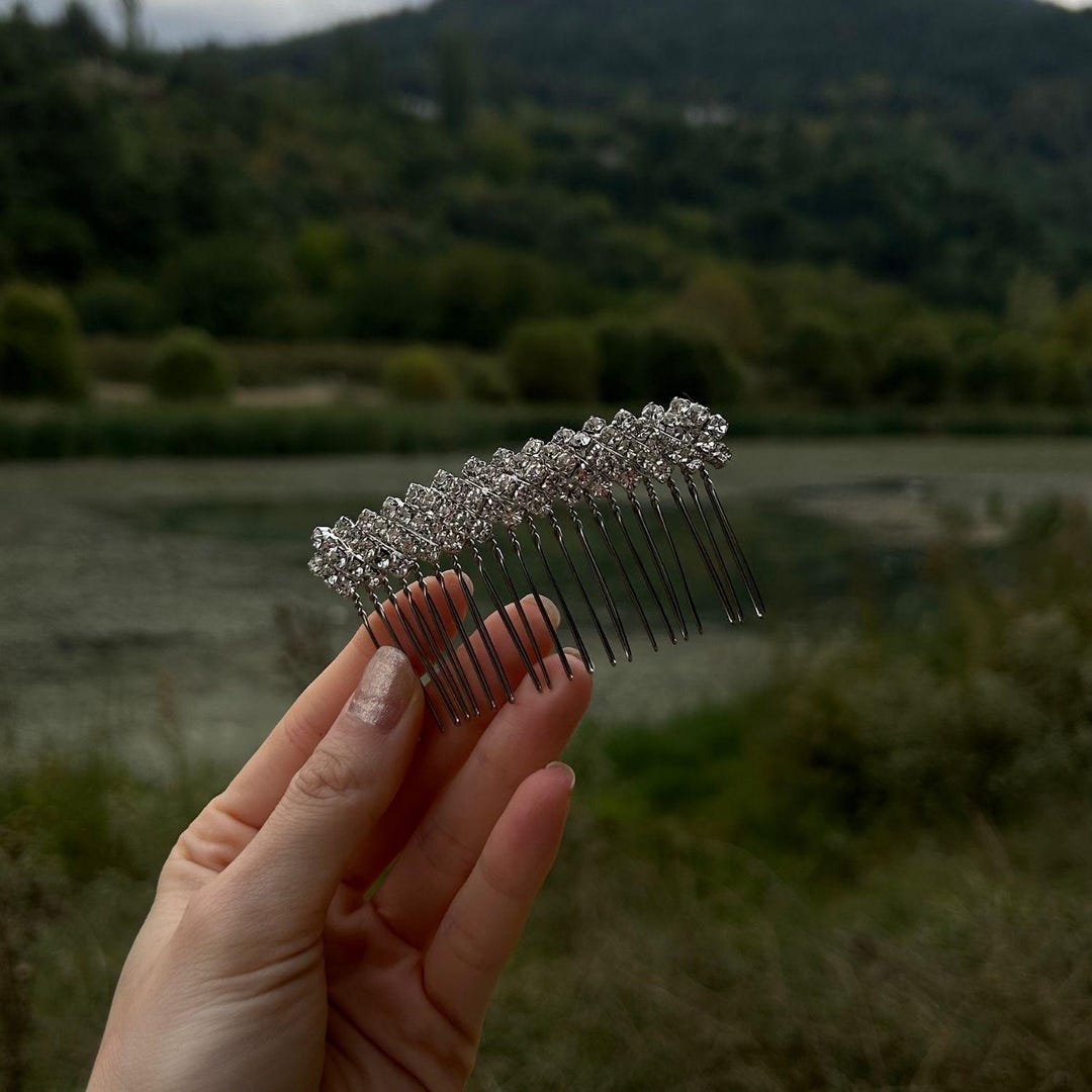 Crystal Rhinestone Bridal Hair Comb: Wedding Hair Accessory - Etsy