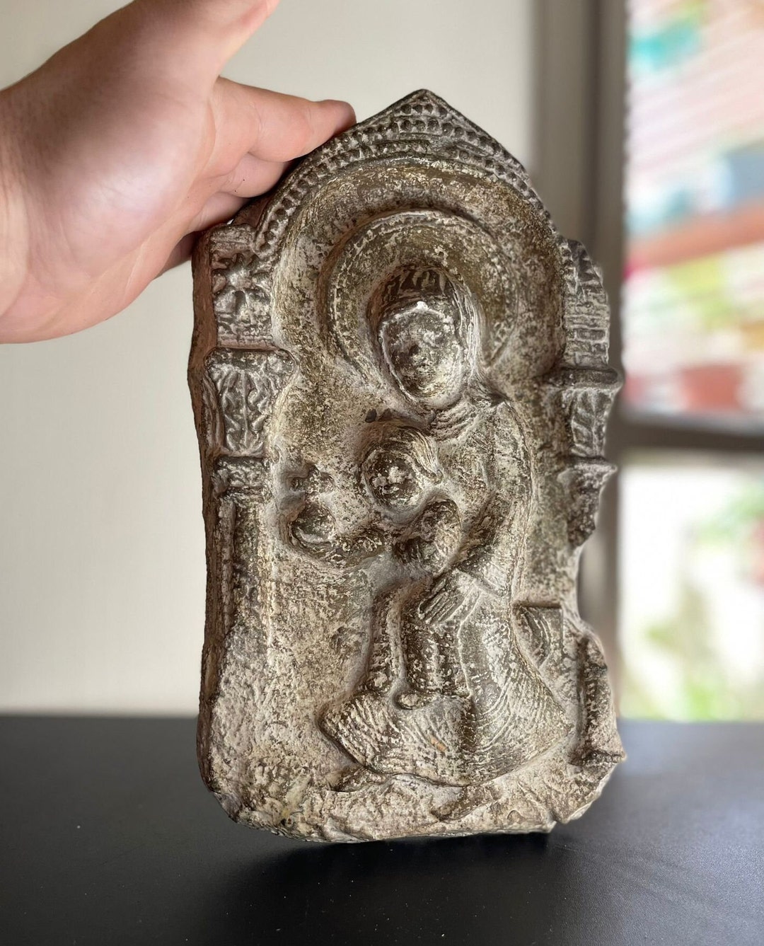 Relics Virgin With Child Ancient Very Rare Romanesque Sculpture in ...