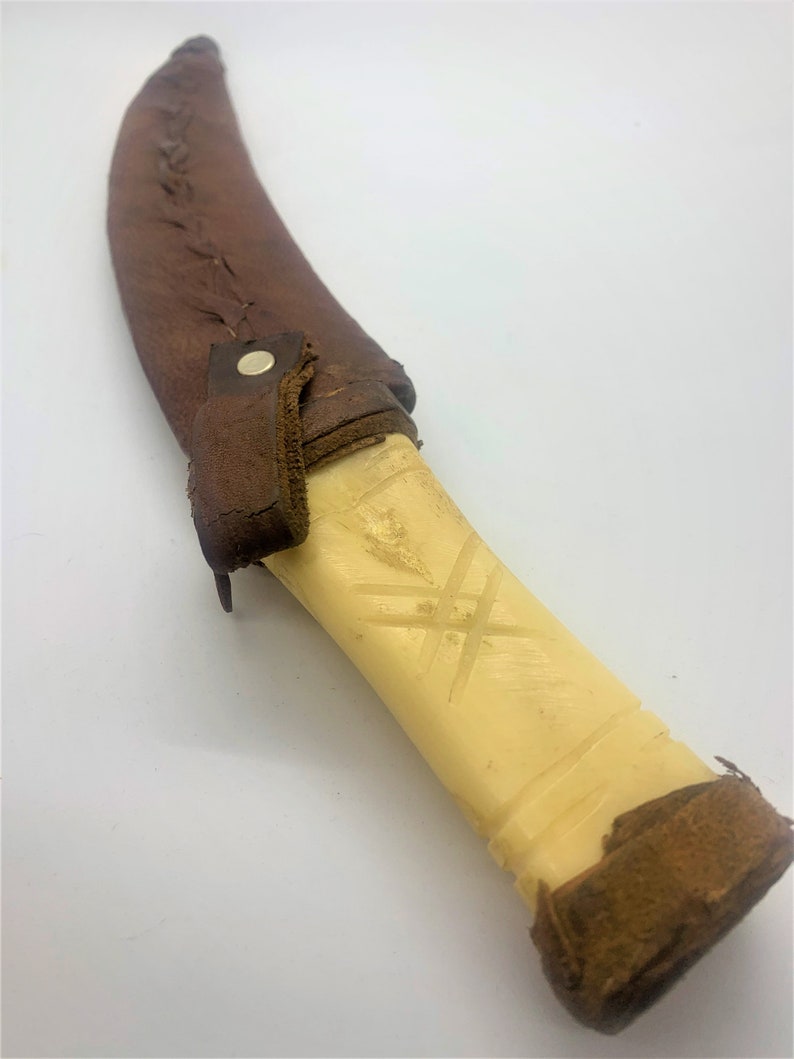 Antique Dagger RARE Egyptian Knife Old Leather& Bone Hand Made - Etsy