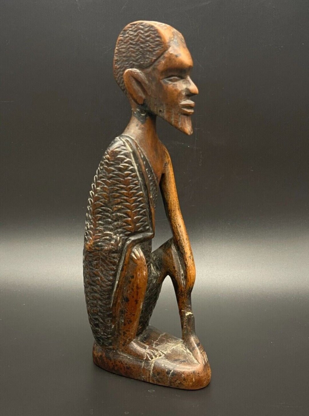 Antique Male Art Tribal Wooden, South African Wood Carving, Statue ...