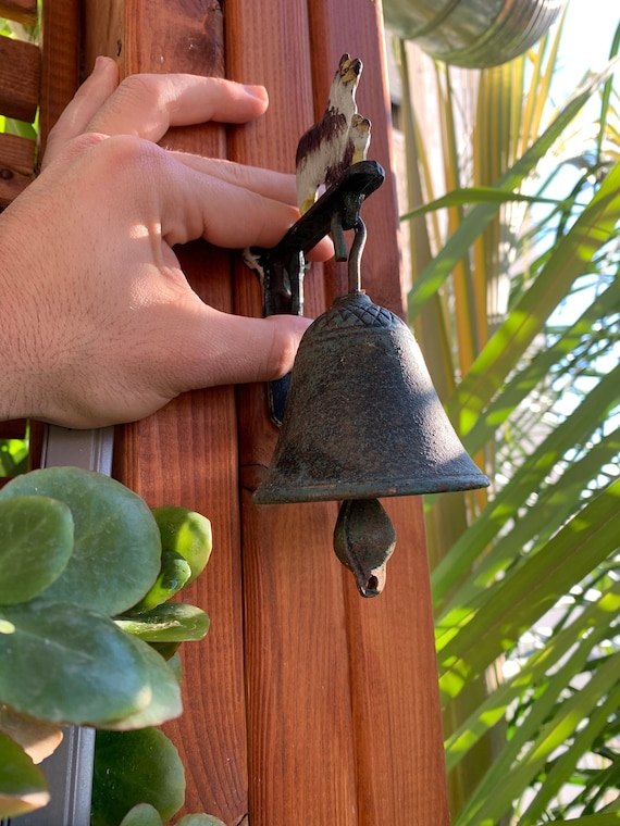 Antique Iron Dinner Farm Bell'1lbs' With Sheeps | Etsy