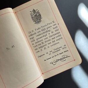 Antique MAGNIFICAT Book 1952 Traditional Vatican Small Embossed Leather ...